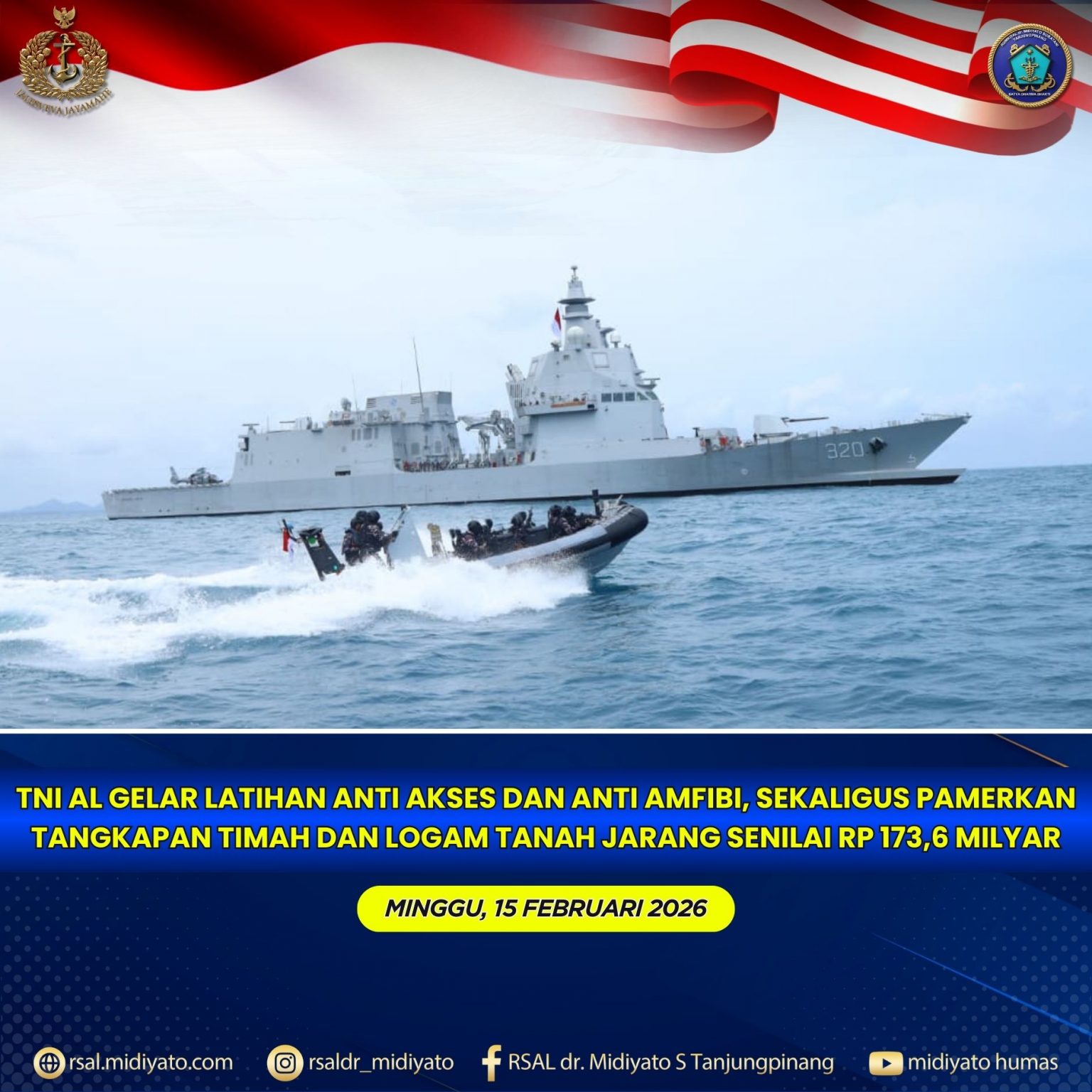 TNI AL GELAR LATIHAN ANTI AKSES DAN ANTI AMFIBI, SEKALIGUS PAMERKAN ...